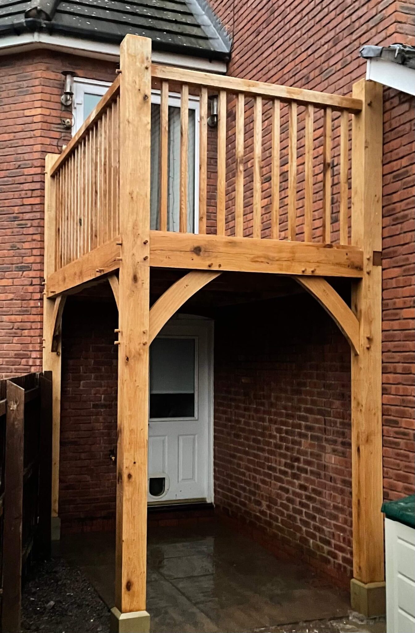 Bespoke Oak Balconies and Garden Bridges, Cheshire